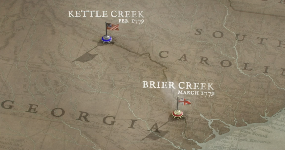 Southern Campaign Animated Map | The Liberty Trail